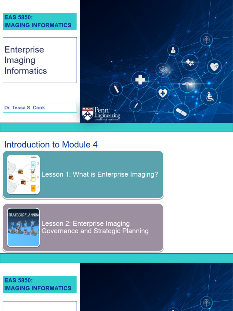 EAS 5850_Module 4.pptx | Download Free PDF | Medical Imaging | Electronic Health Record