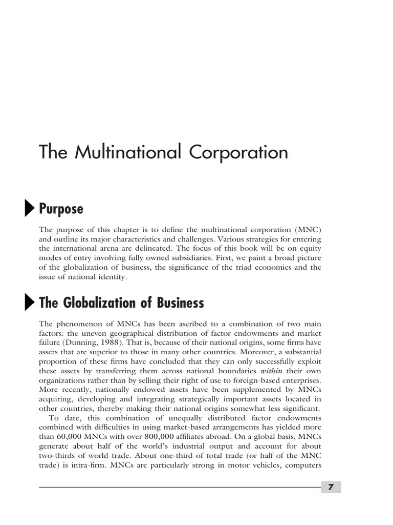 Unit 3 - Multinational Corporations | PDF | Multinational Corporation | License