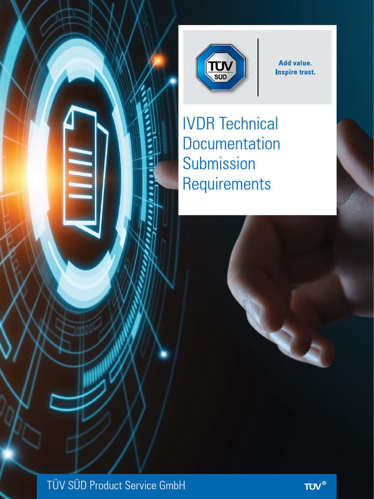 Tuv Sud Ivdr Technical Documentation Submission Requirements | PDF | Assay | Medical Diagnosis