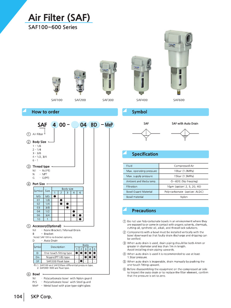 Saf100 600 Eng | PDF