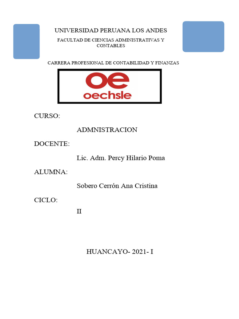 Empresa de Oechsle | PDF | Business | Calidad (comercial)