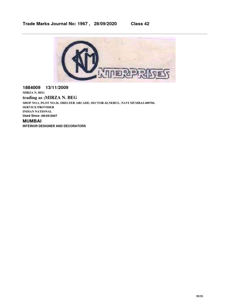 CLASS 42-45 (TradeMark) | PDF | World Wide Web | Internet & Web