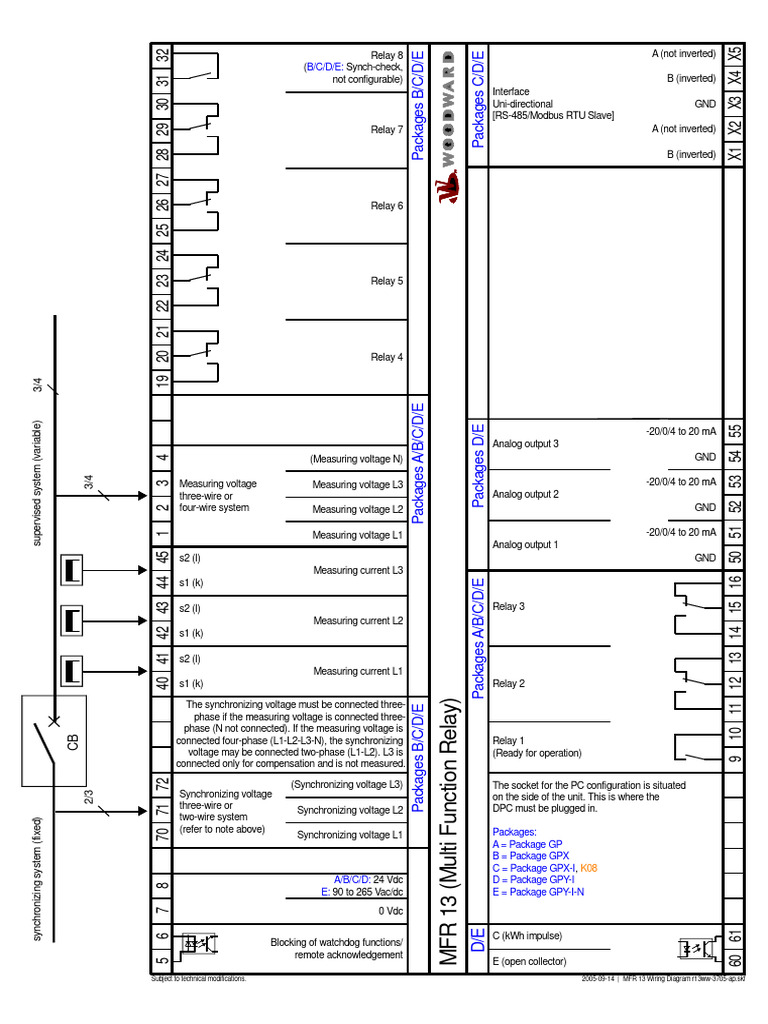 Terminal Diagram | PDF | Electrical Components | Power (Physics)