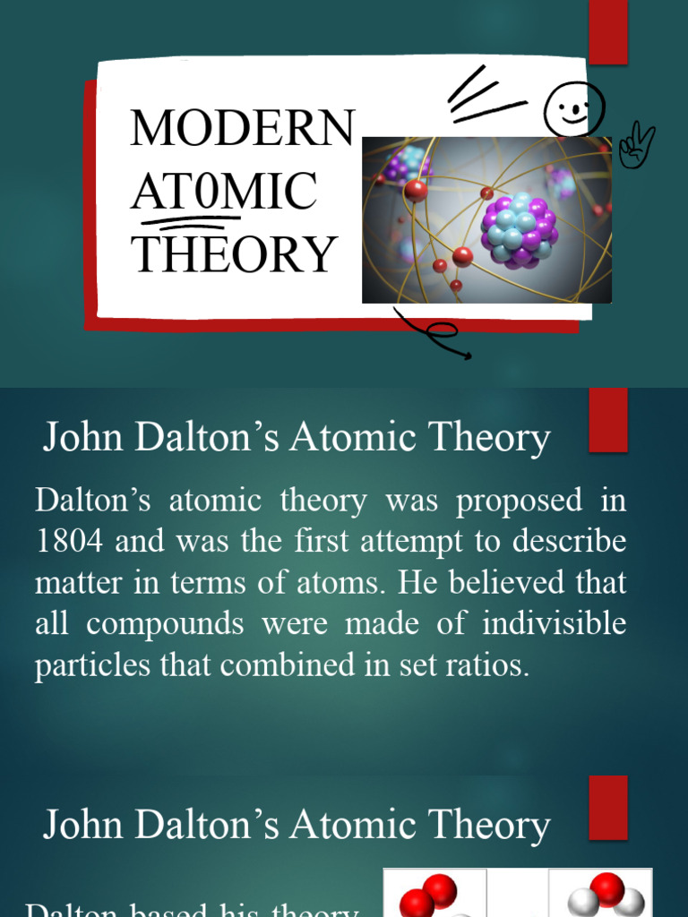 Modern Atomic Theory | PDF | Atoms | Radioactive Decay