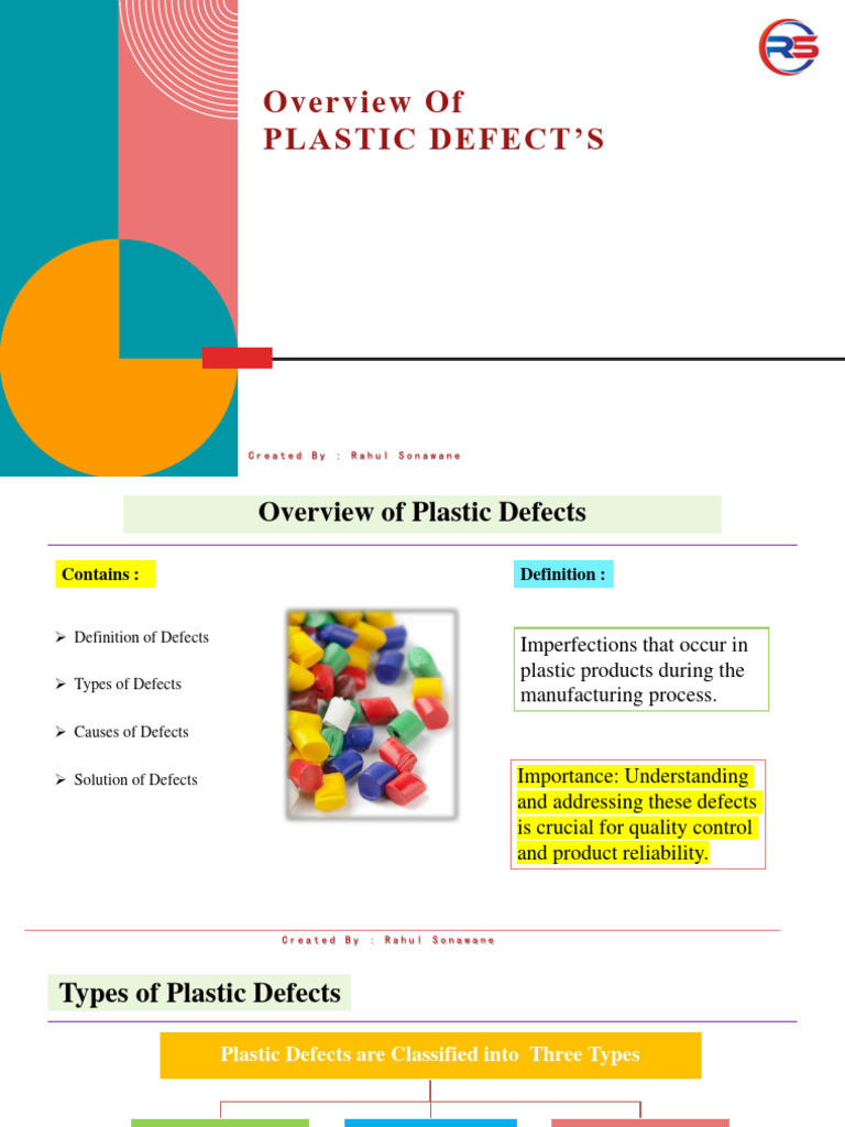 Overview Of PLASTIC DEFECT’S | Download Free PDF | Welding | Construction