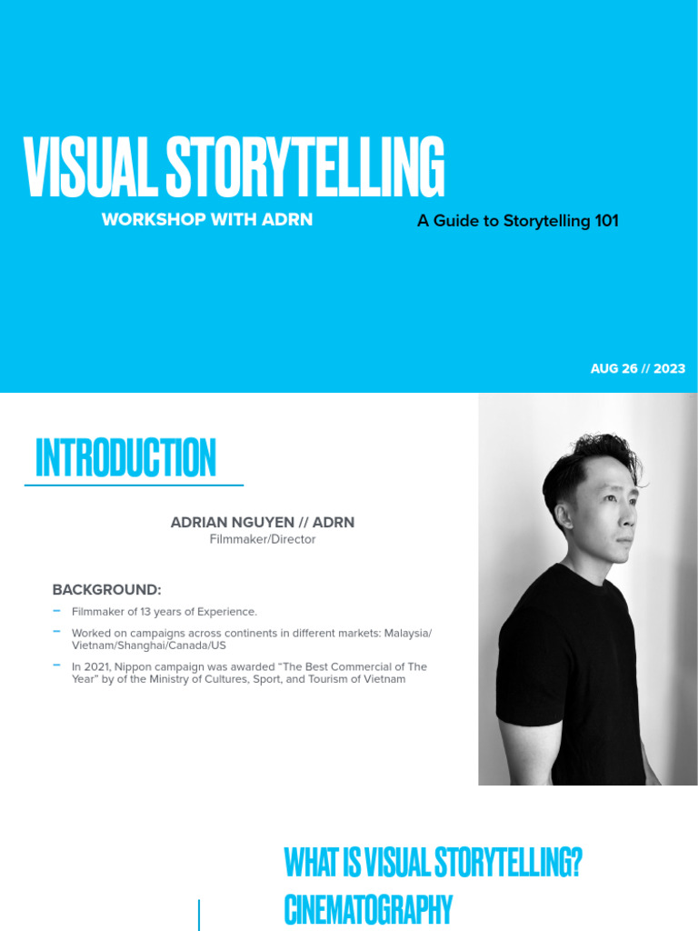 Visual Storytelling Workshop Guide | PDF | Cinematography