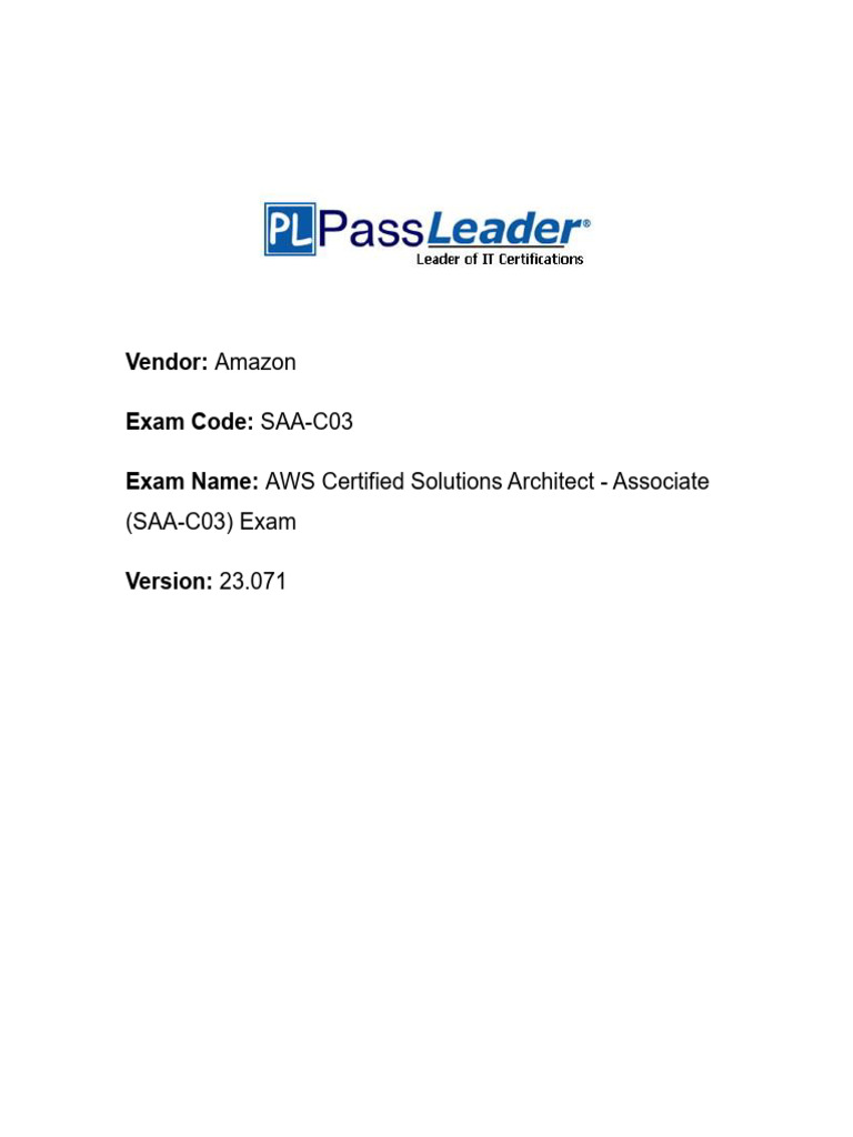 SAA-C03 | PDF | Amazon Web Services | Computer Networking