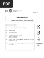 AAT Past Paper | PDF | Going Concern | Audit