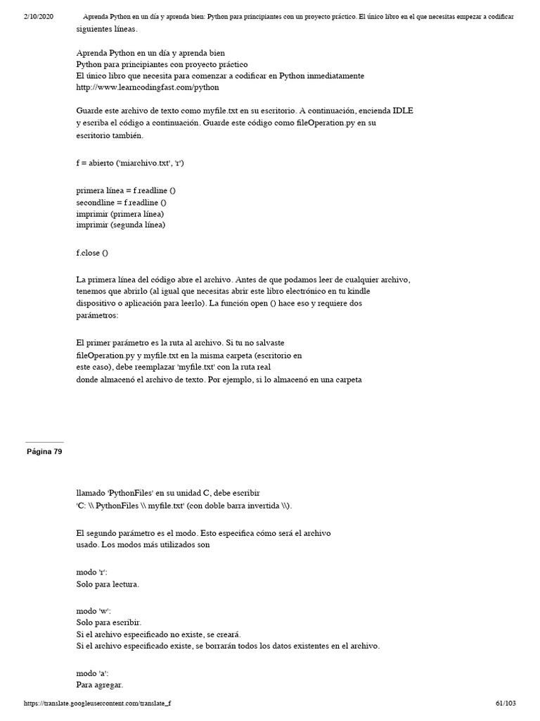 Python Curso Avanzado | PDF | Archivo de computadora | Python (lenguaje de programación)