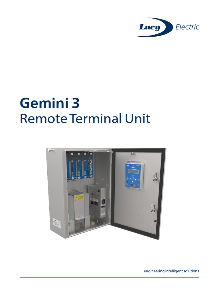 Gemini 3 Remote Terminal Unit Overview | PDF | User Interface | Scada
