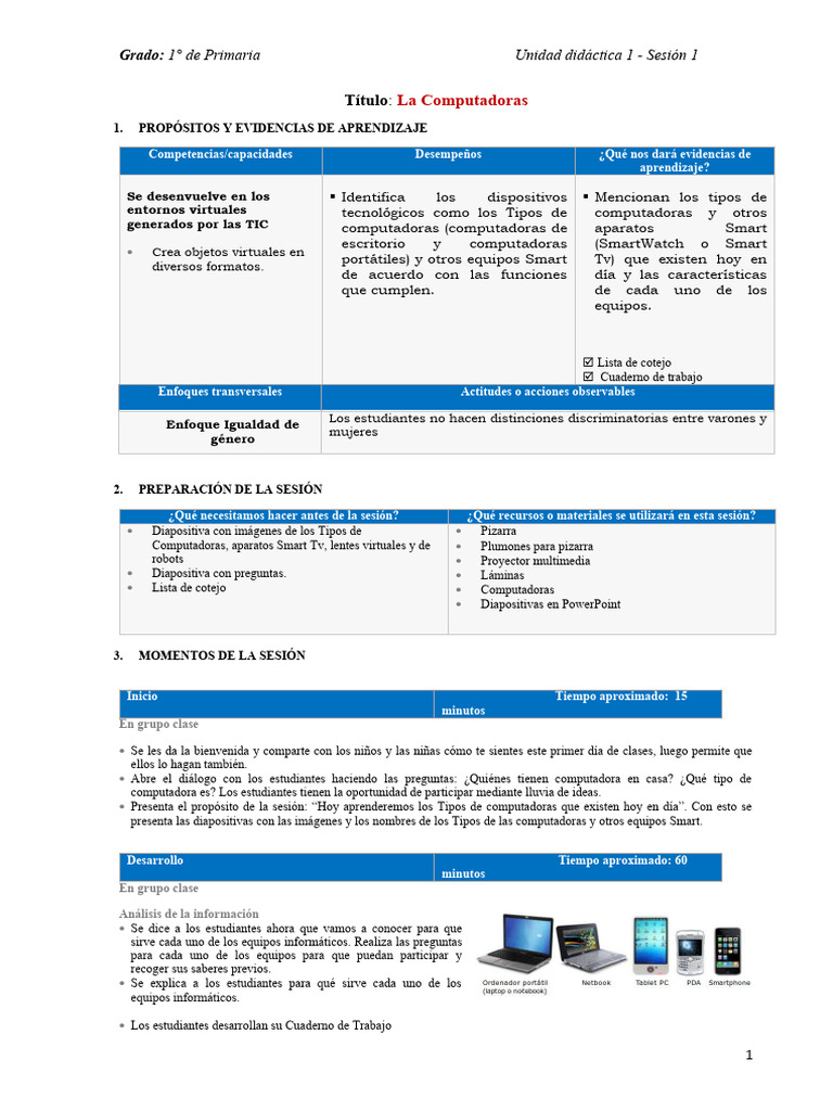Editorial IP - 1° Grado - U1 - SESIÓN DE APRENDIZAJE #1 | PDF ...