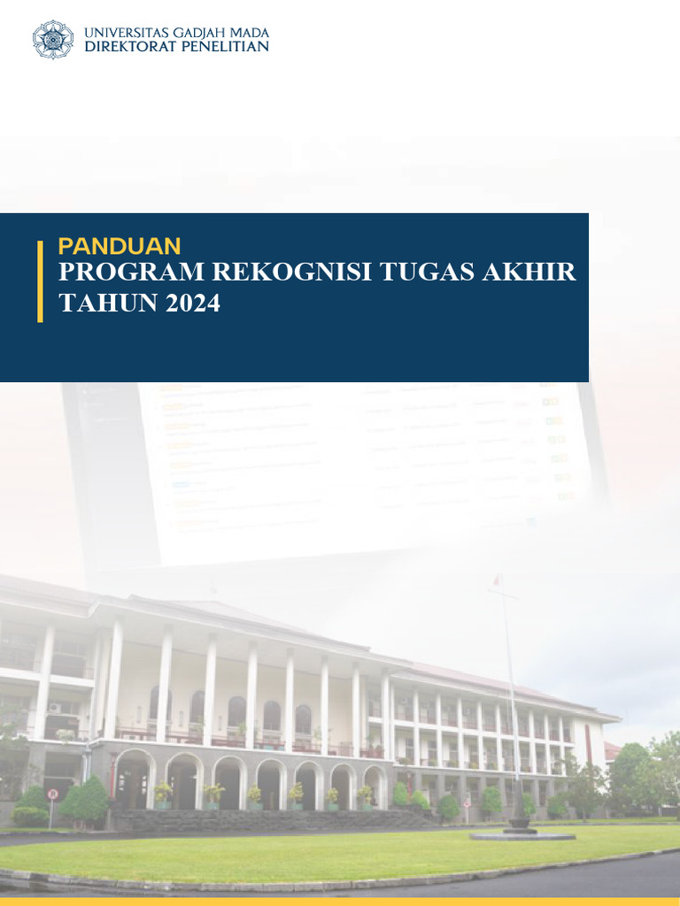 PPI Panduan Program Rekognisi Tugas Akhir Tahun 2024 | PDF