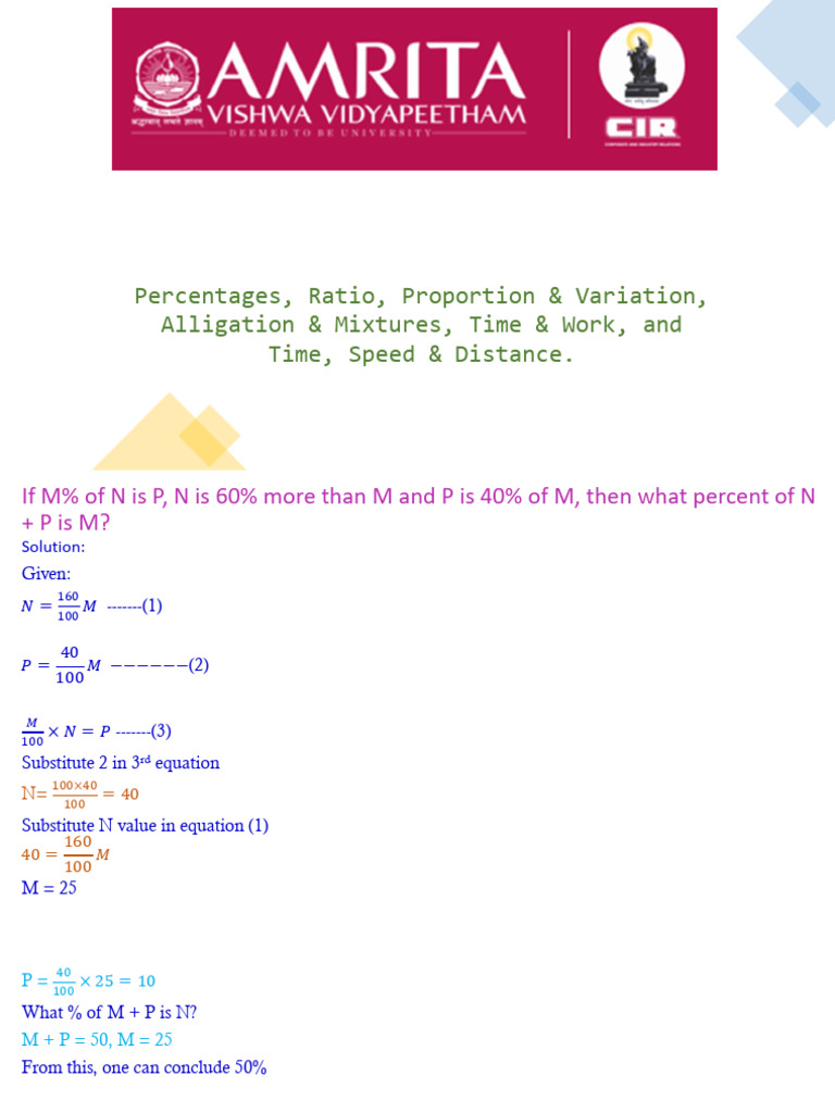 Module 2 - Session 2 | PDF | Ratio | Interest Module 2 - Session 2 | PDF | Ratio | Interest