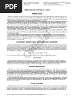 USP 645 Water Conductivity | PDF | Ion | Calibration