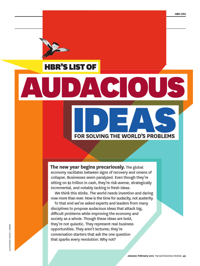 HBR 10 Audacious Ideas | Download Free PDF | Nasa | Venture Capital