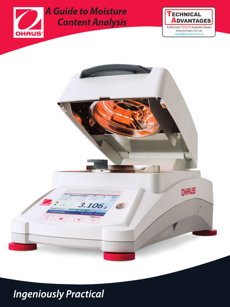 Ohaus Moisture Analysis Guide | Download Free PDF | Infrared | Light