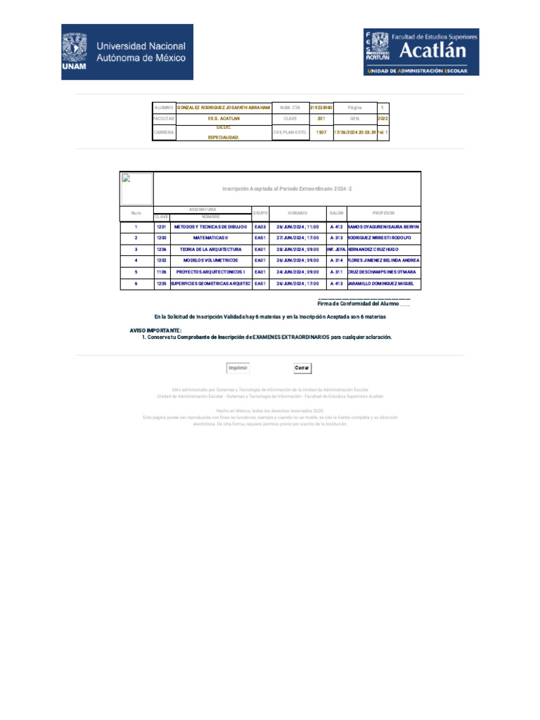 Sitio de La Unidad de Administración Escolar - FES Acatl N | PDF | Science