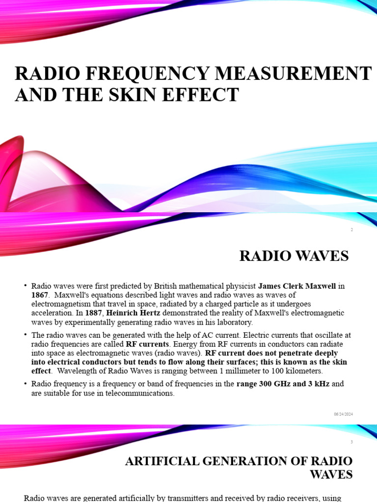 10 Exp RF Measurement & Skin Effect | PDF | Radio Wave | Radio