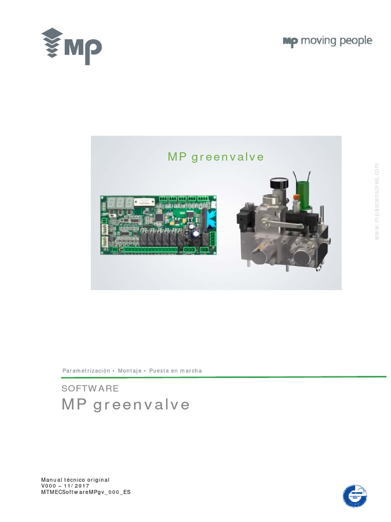 SOFTWARE Mp GREENVALVE | PDF | Aceleración | Ascensor