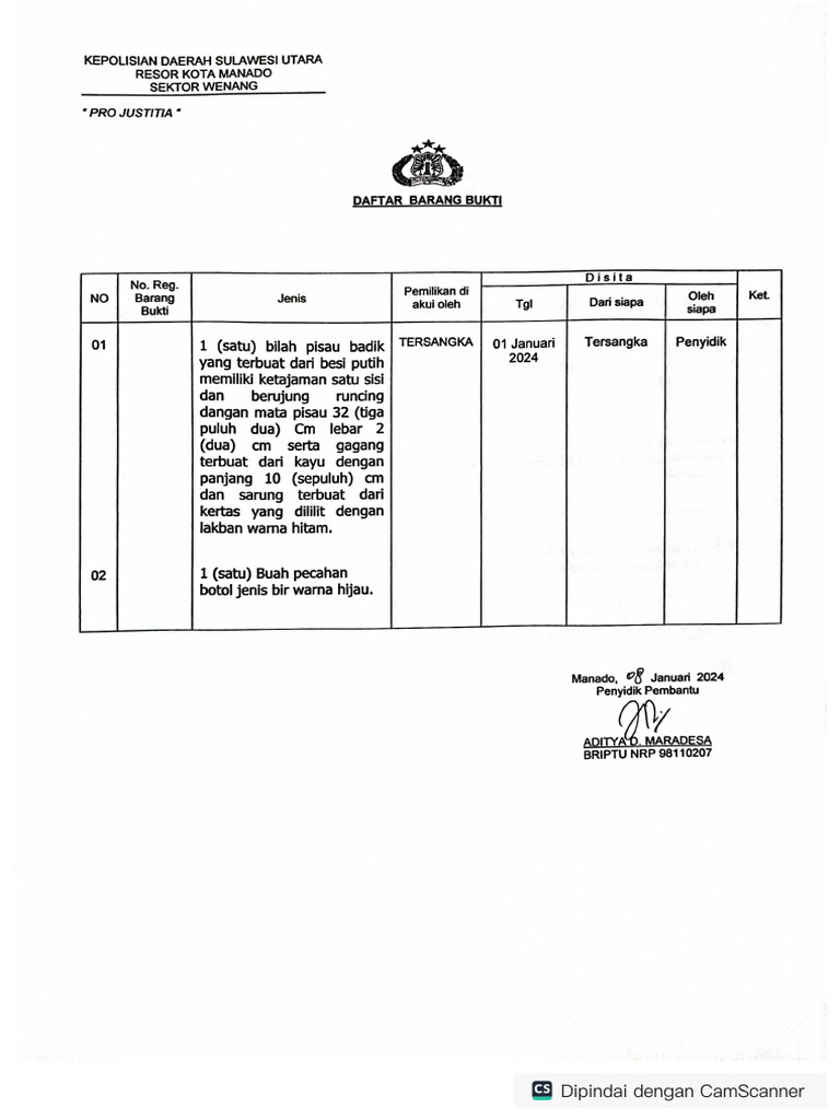 Daftar Babuk | PDF