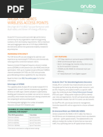 HPE Aruba AP-505 Datasheet Overview | PDF | Wi Fi | Computer Network