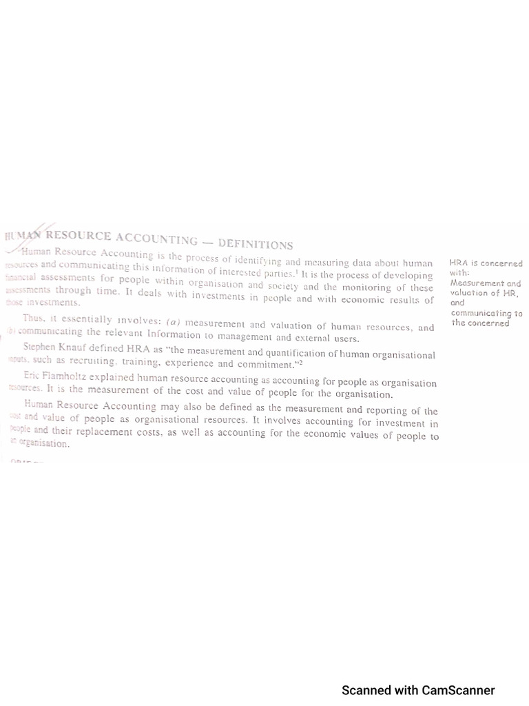 HR Accounting | PDF