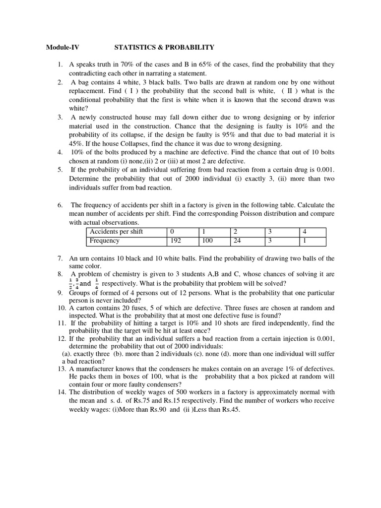 SessionPlans Aea2cB - Tech-Assi-4 II Sem | PDF | Probability | Probability Theory