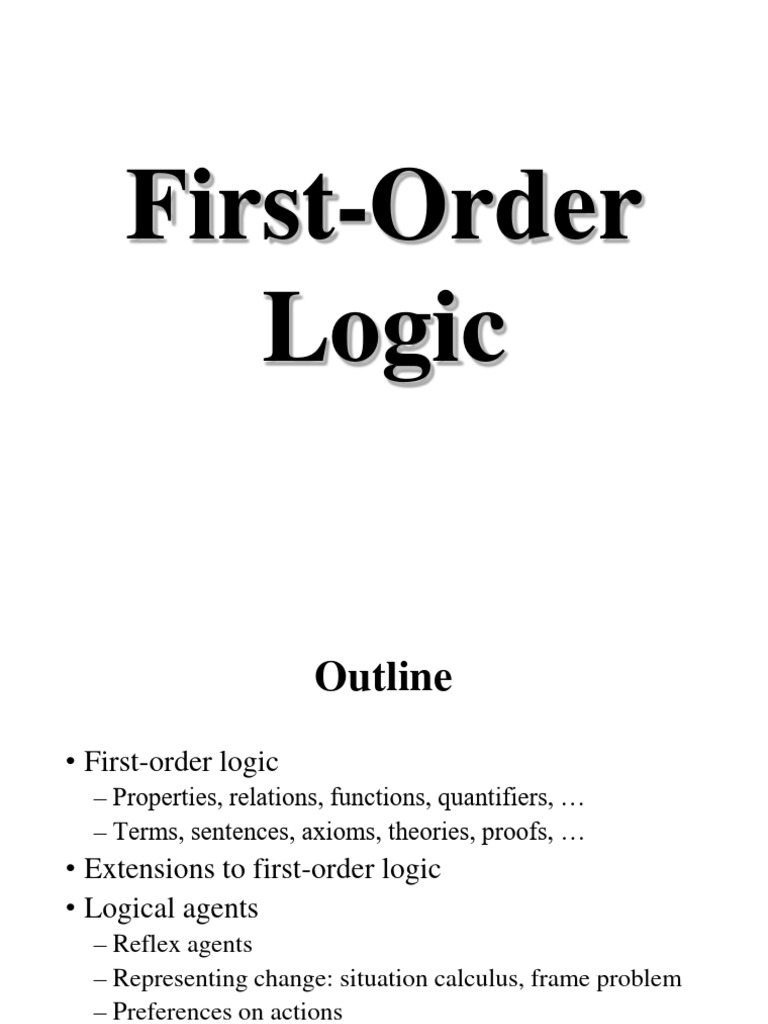 FOL6 | PDF | Interpretation (Logic) | First Order Logic