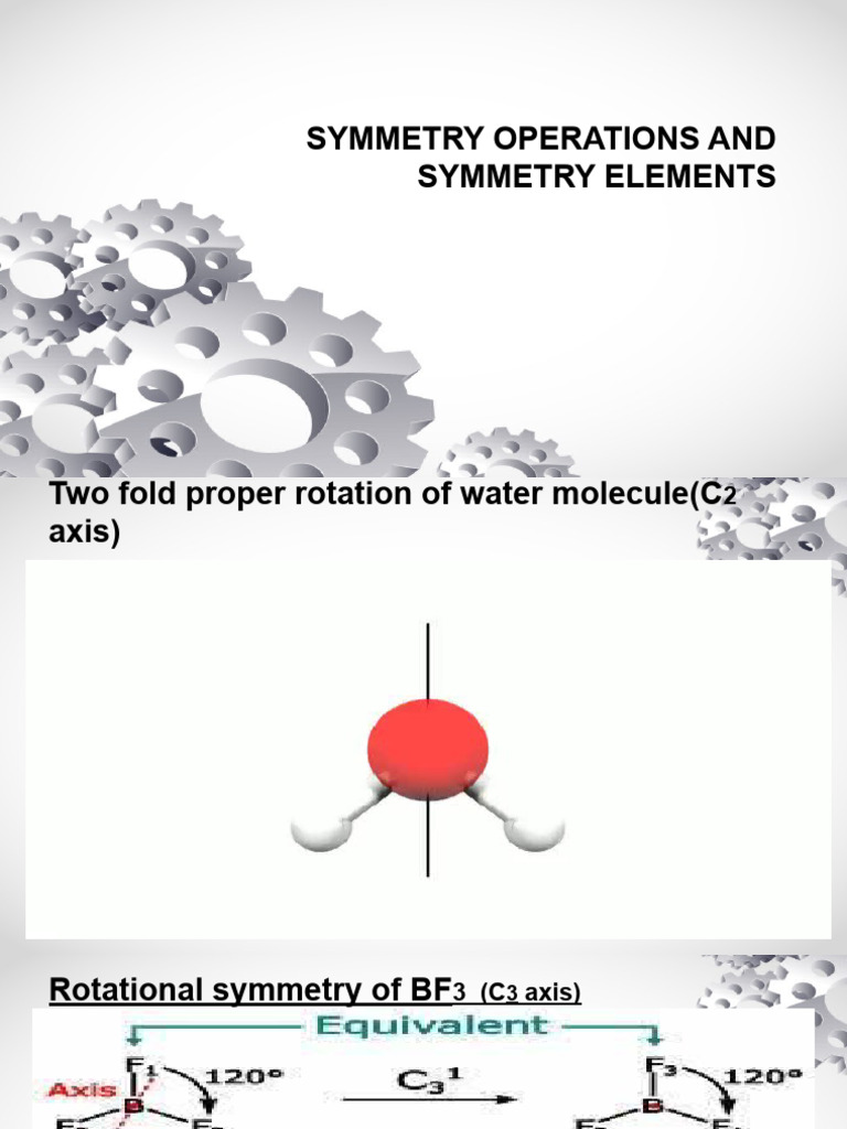 Symmetry Operations and Symmetry Elements | PDF