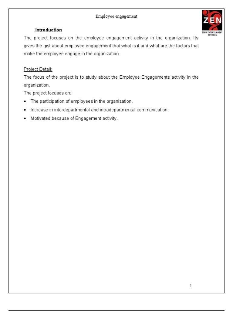 Employee Engagement | PDF | Human Resource Management | Human Resources