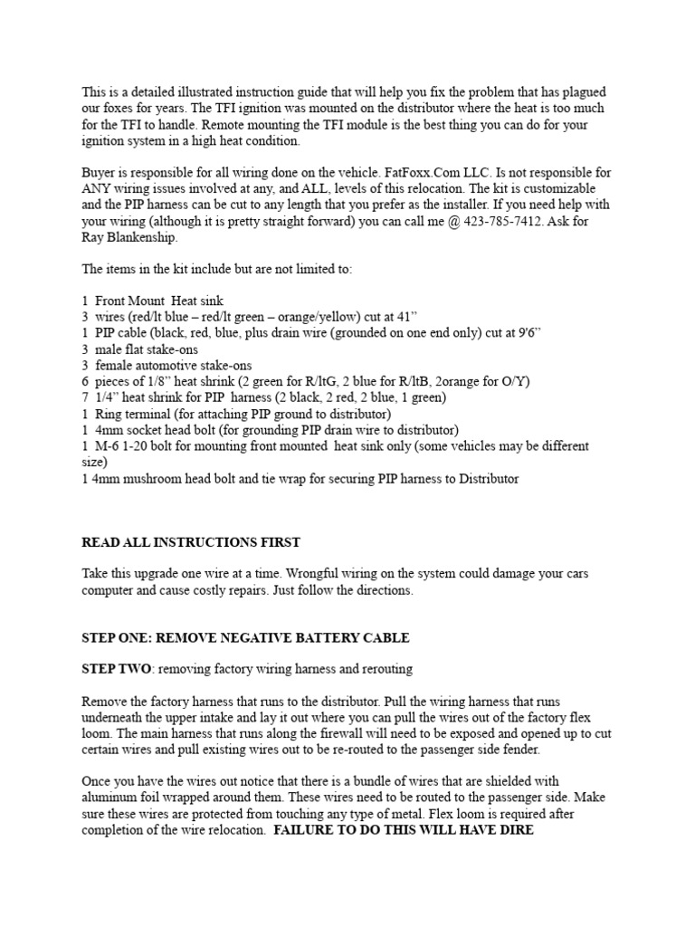 Read All Instructions First | PDF | Electrical Connector | Wire