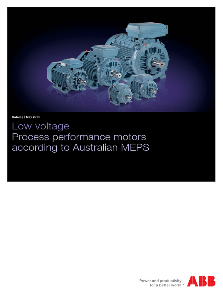 Catalog For ABB Motors Acc To AU MEPS - 05-2014 - LOW | PDF ...