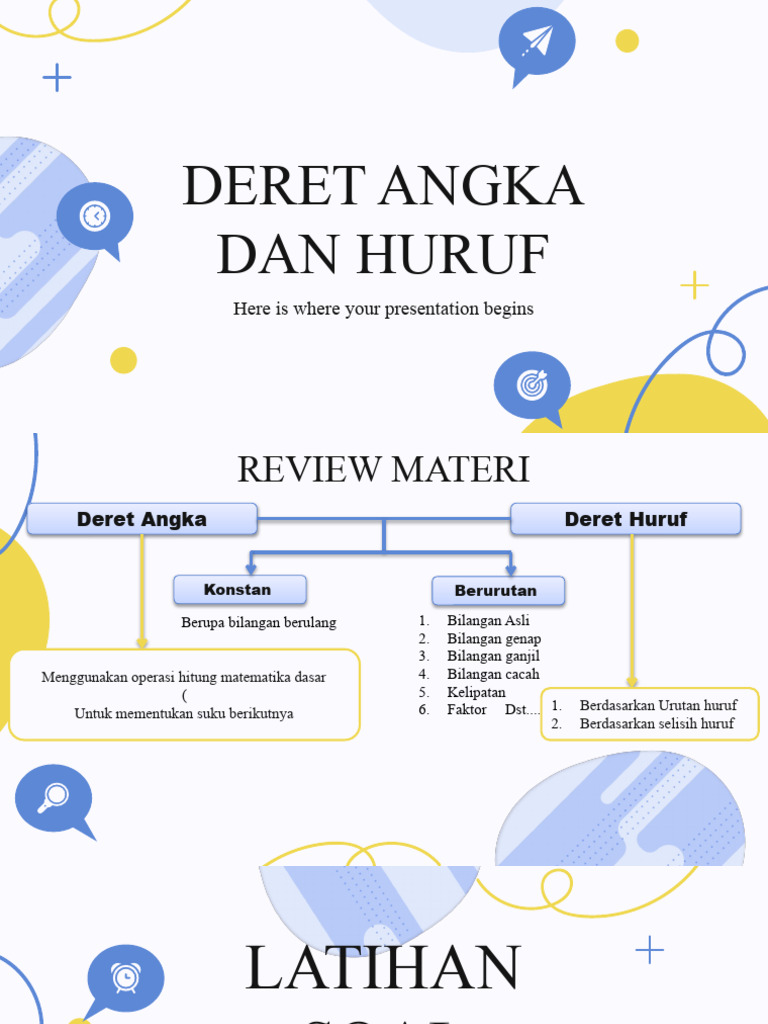 Deret Angka Dan Huruf | PDF | Metode & Bahan Ajar