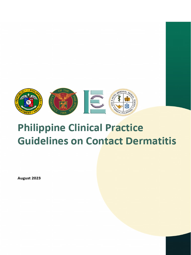 [CPG] Philippine Clinical Practice Guidelines on Contact Dermatitis ...
