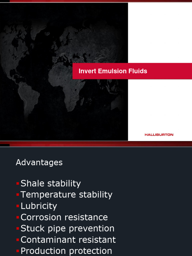 01invert Emulsion Fluids | PDF | Emulsion | Oil