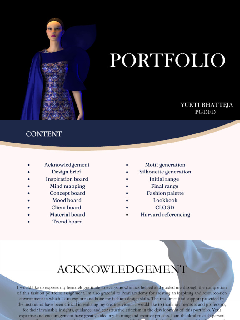 FDP Portfolio Compressed | PDF | Softlines (Retail) | Style
