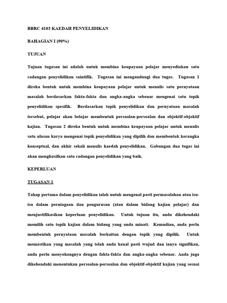 Bbrc 4103 Kaedah Penyelidikan Pdf