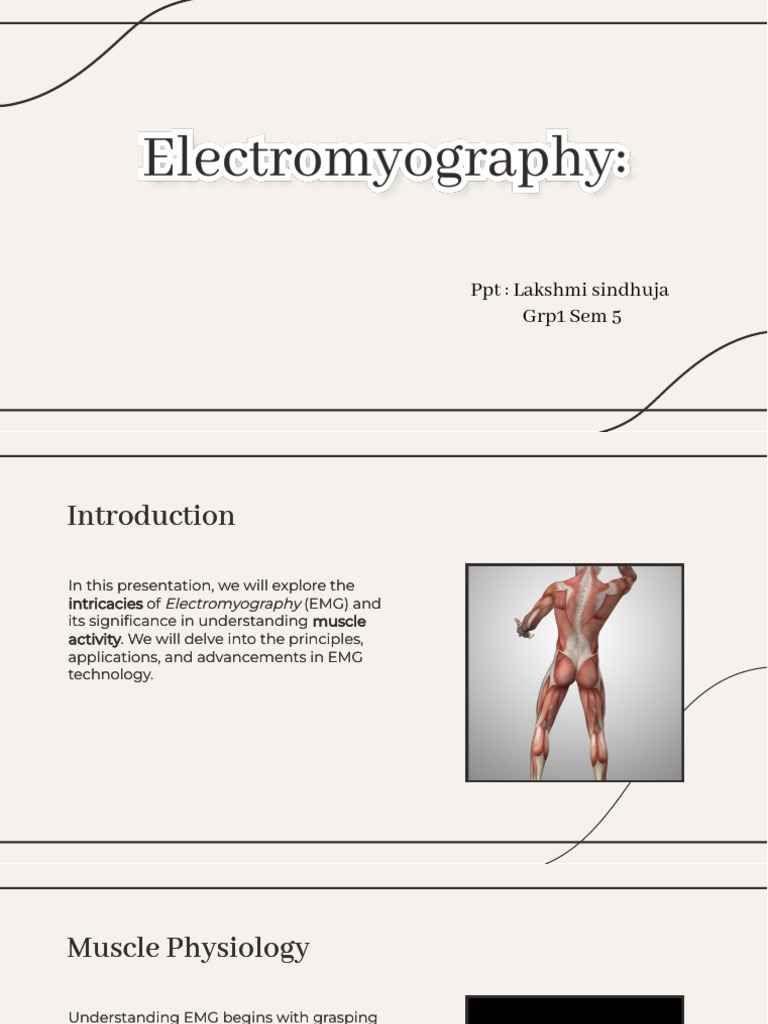 Electromyography | PDF | Computers