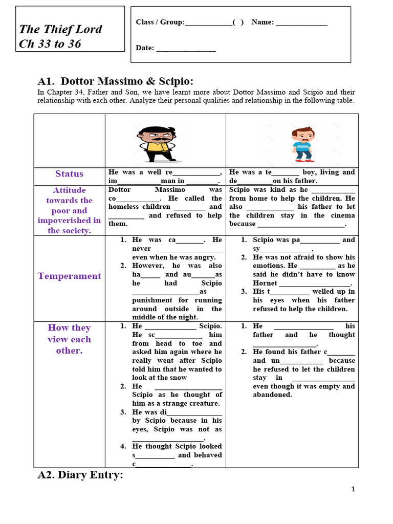 THIEF - CH 33-36 - A.doc (S's Version) | PDF