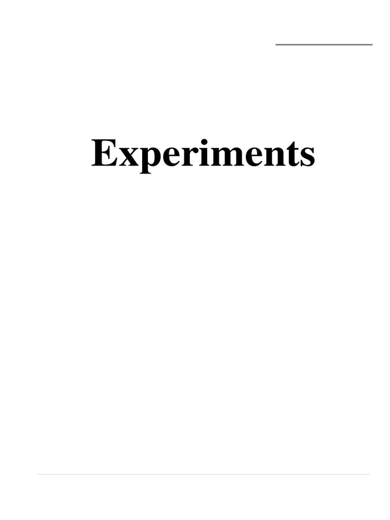 Experiments | PDF | Image Processing | Vision