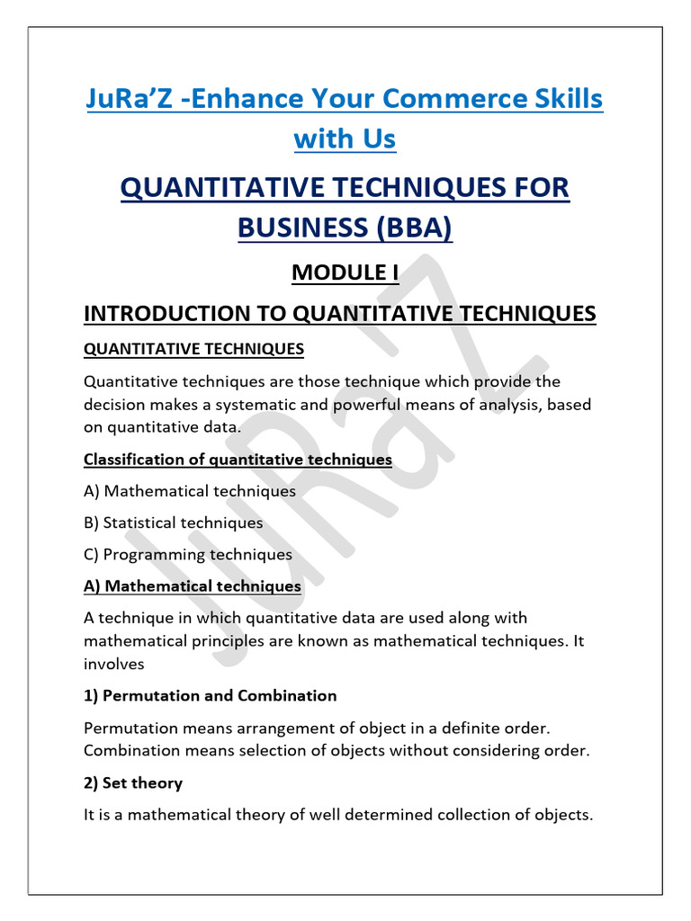 QT-BBA-By Juraz | PDF | Probability Distribution | Regression Analysis