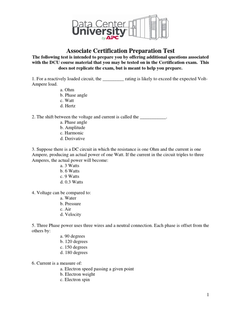 Data Center Certification Exam Prep | PDF | Air Conditioning | Data Center