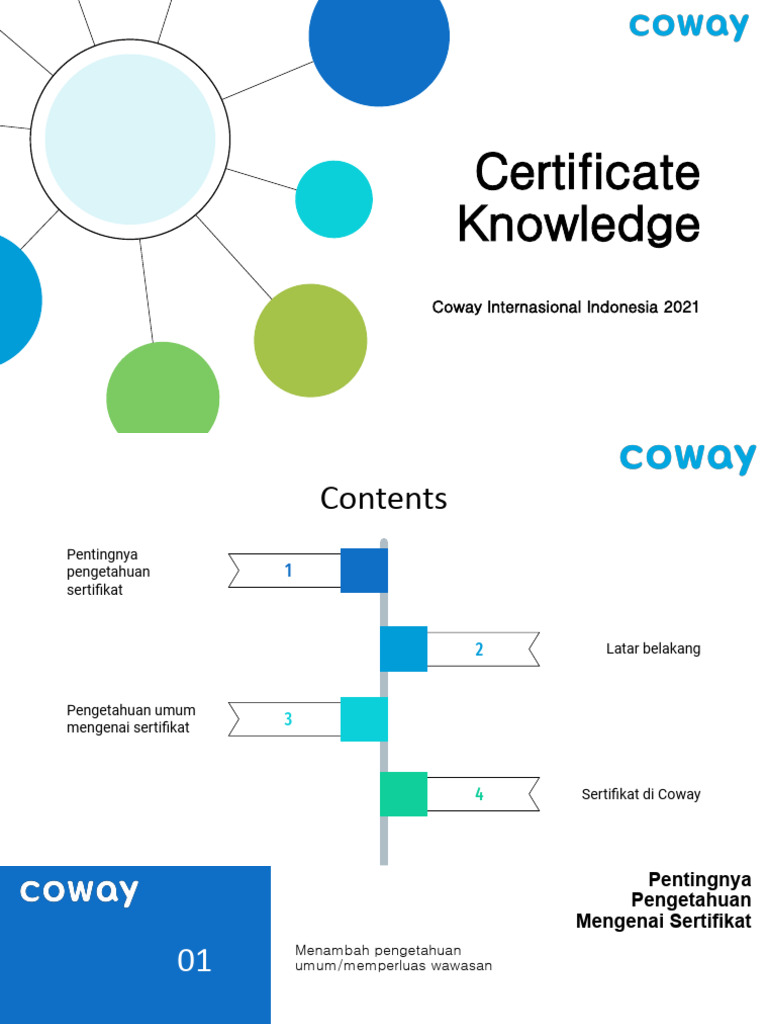 Coway Product Certificate Knowledge | PDF