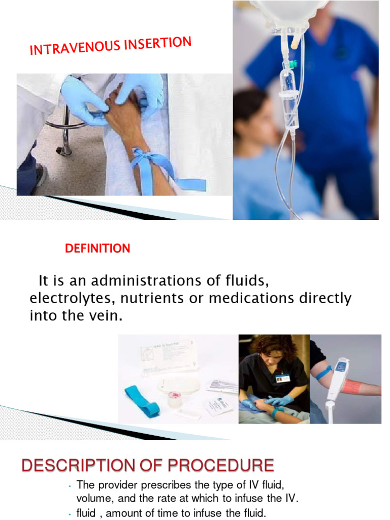 Assisting IV Insertion | PDF | Intravenous Therapy | Clinical Medicine