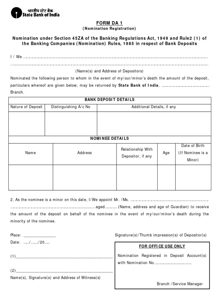 Nomination Form | PDF