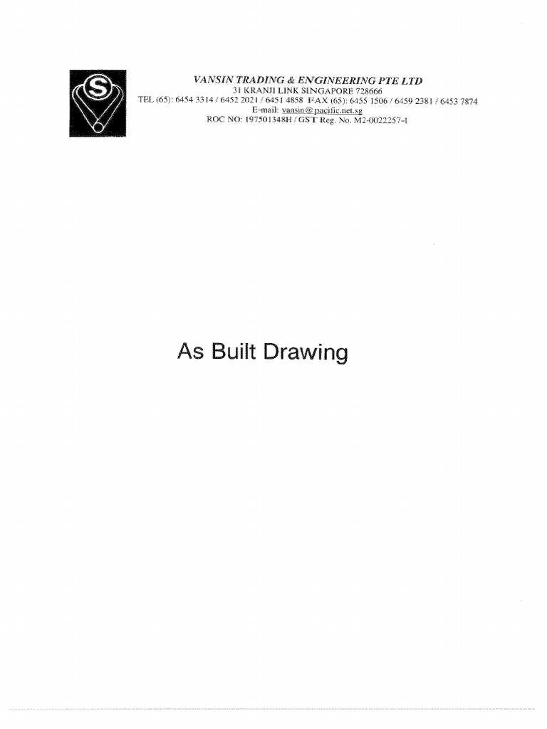 As Built Drawing | PDF