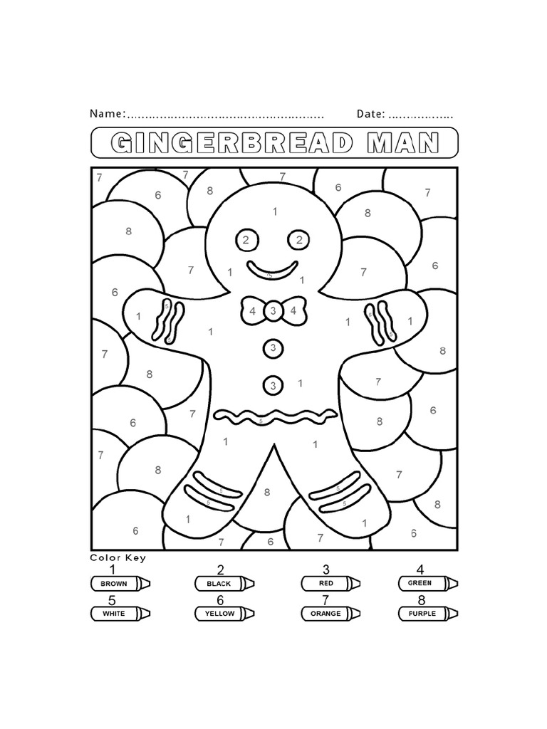 Gingerbread_Colouring 2 | PDF