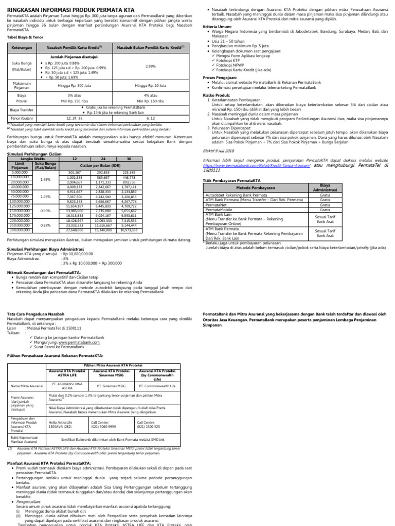 Online Form - v11 (Kta Proteksi) | PDF