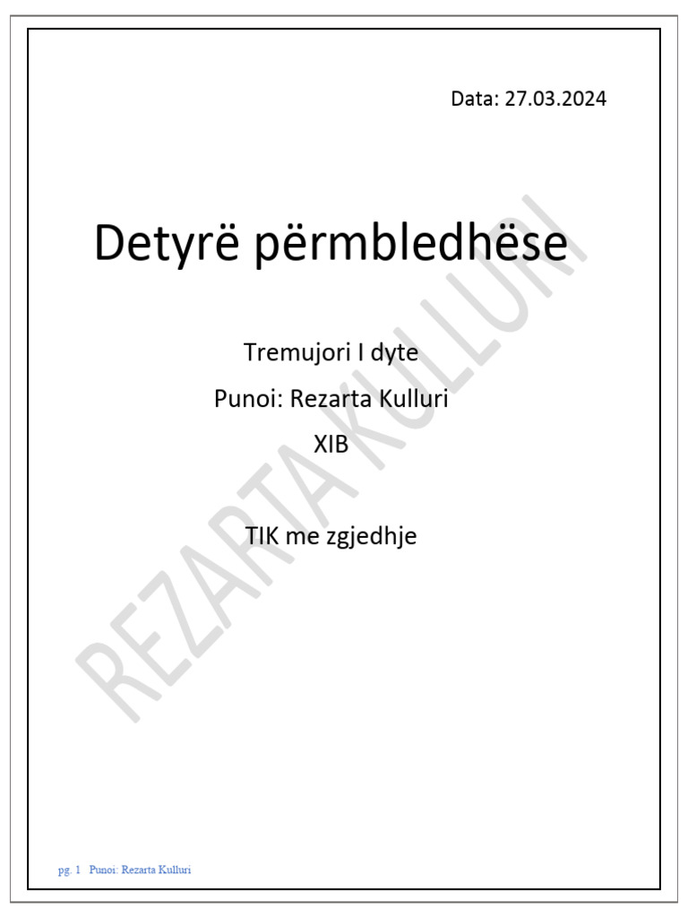 Tik Me Zgjedhje 11 II | PDF