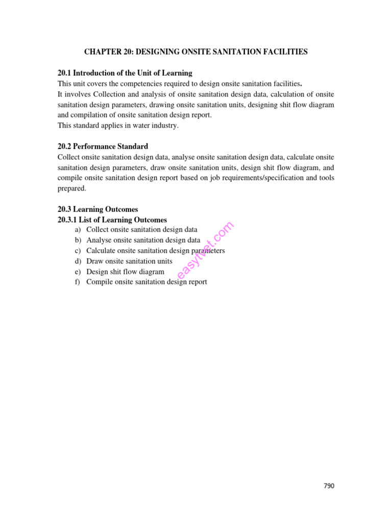 Onsite Sanitation Design Data Guide | PDF | Sewage Treatment | Sanitation